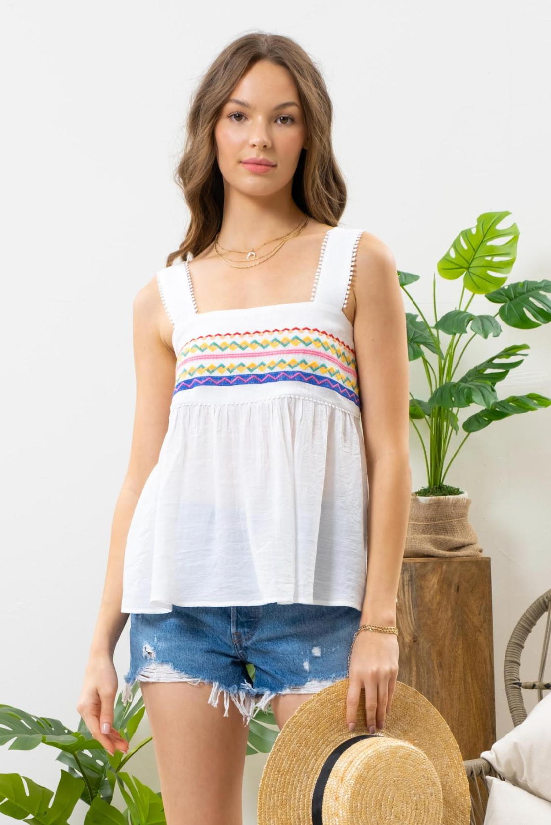 Embroidered Tank Top – gadogadoellicottville