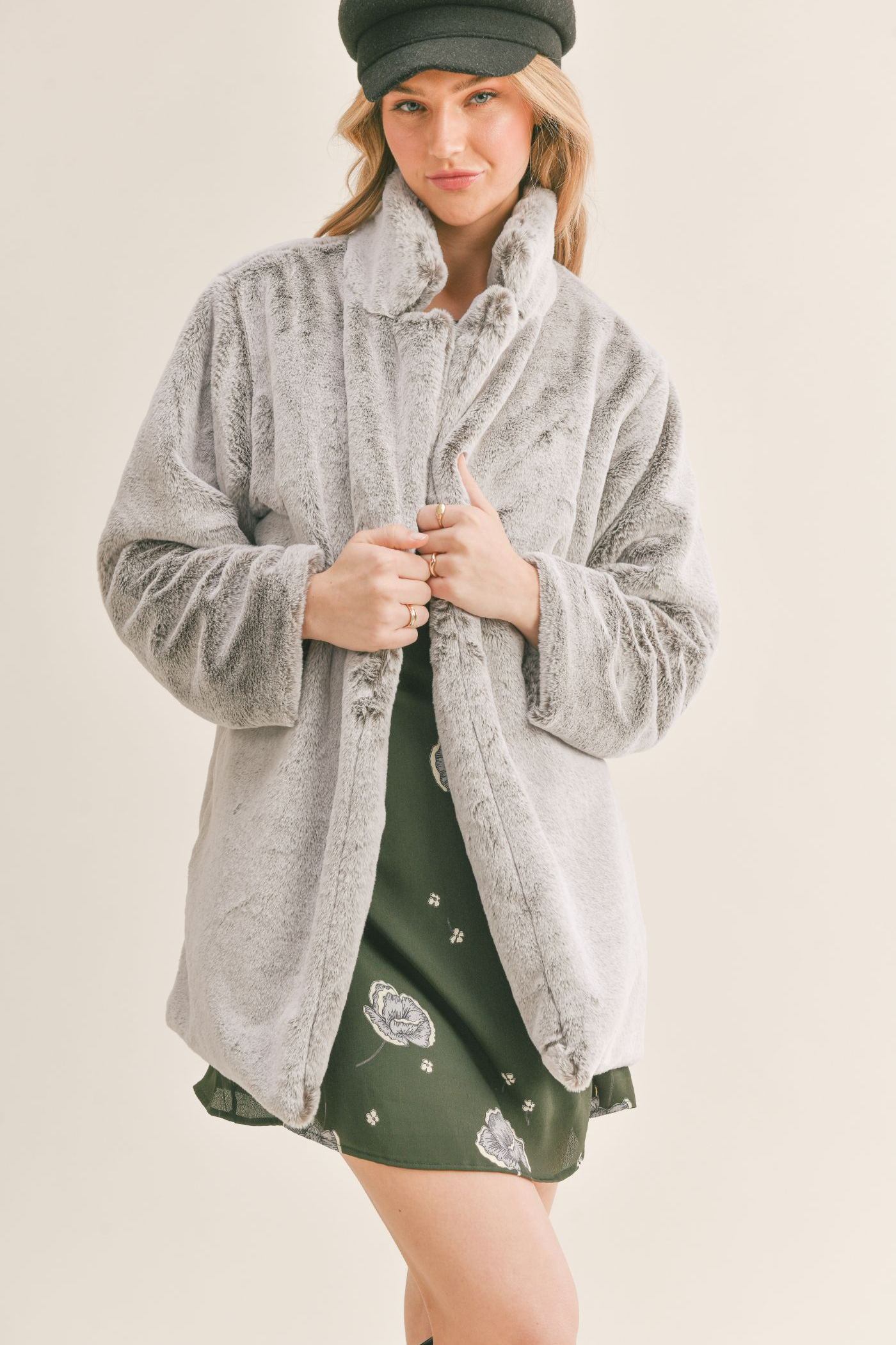 Strut It Out 2 Tone Fur Coat – gadogadoellicottville