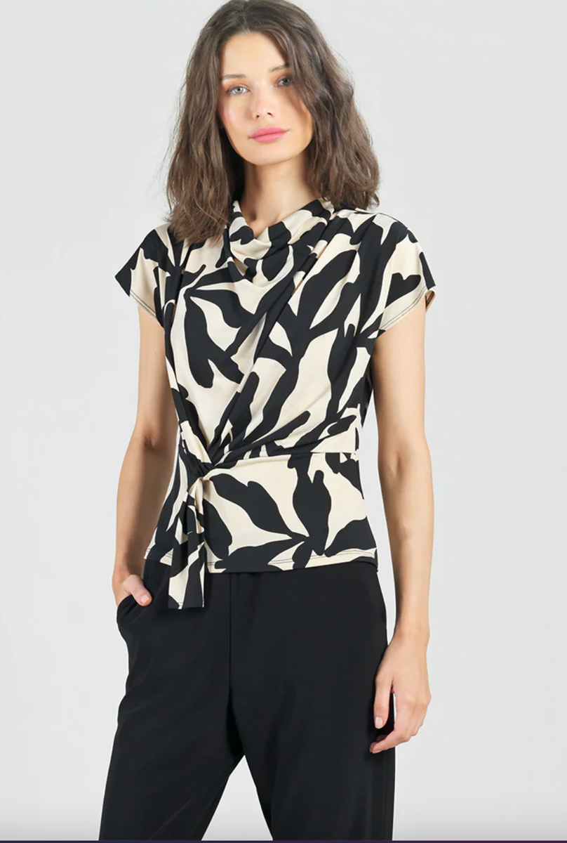 Drape Neck Loop Front Top – gadogadoellicottville